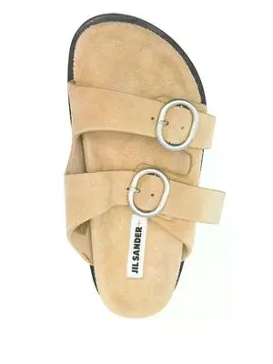 JIL SANDER Suede Slides