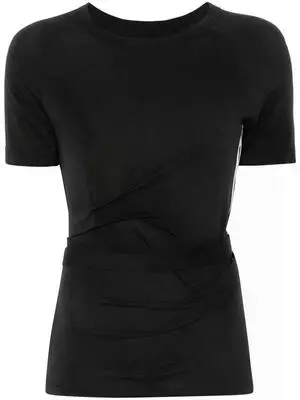 Y3 3-stripes Logo T-shirt - Black