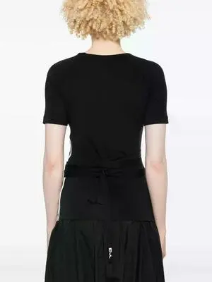 Y3 3-stripes Logo T-shirt - Black