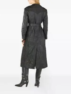 Roberto Cavalli Crinkled Trench Coat