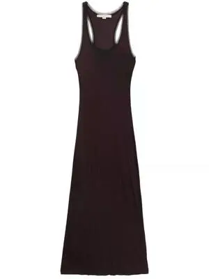 Remain Birger Christensen Mesh-trim Maxi Dress