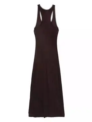 Remain Birger Christensen Mesh-trim Maxi Dress