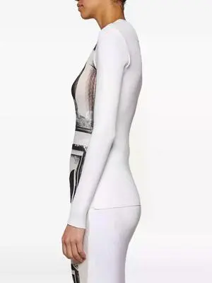 JEAN PAUL GAULTIER Flowers Cadres Top