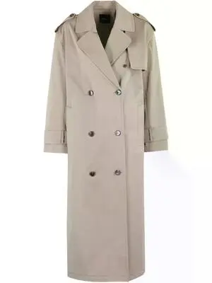 Theory Double-breasted Trench Coat - Neutrals