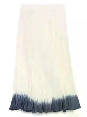 JOSEPH Crinkled Midi Skirt - Neutrals