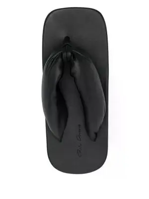 Rick Owens Hollywood Flip Flops - Black