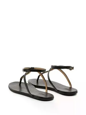Marsèll Traccia Leather Sandals - Black