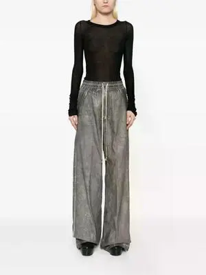 Rick Owens Geth Belas Wide-leg Trousers - Grey