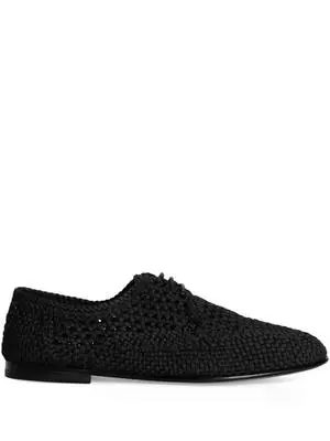 Dolce & Gabbana Woven Derby Shoes