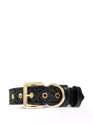 Versace Logo Dog Collar - Black