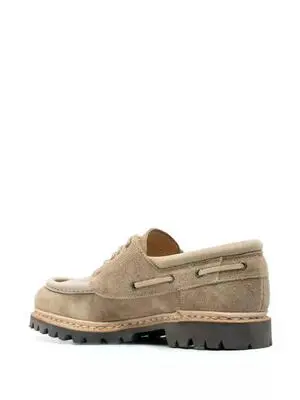 Paraboot Suede Boat Shoes