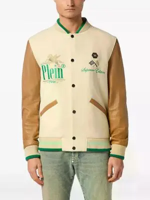 Philipp Plein Racing Club College Bomber Jacket