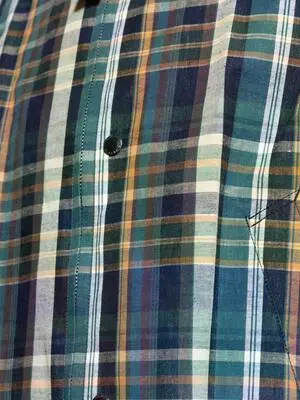 Comme Des Garçons Checked Bomber Jacket - Green