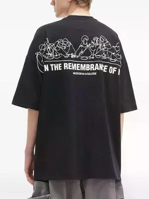 MUSIUM DIV. Cotton T-shirt - Black