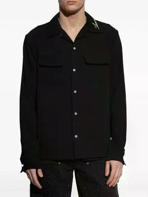 Amiri Logo-embroidered Collar Shirt