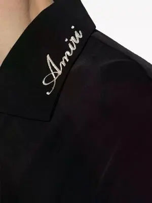 Amiri Logo-embroidered Collar Shirt
