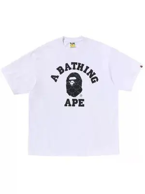 A BATHING APE Cotton T-shirt - White
