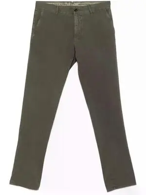 Incotex Twill Tapered Trousers - Green