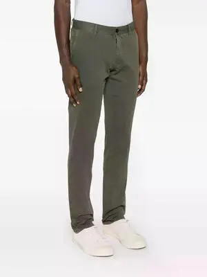 Incotex Twill Tapered Trousers - Green