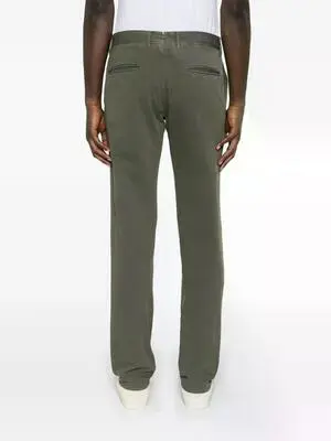 Incotex Twill Tapered Trousers - Green