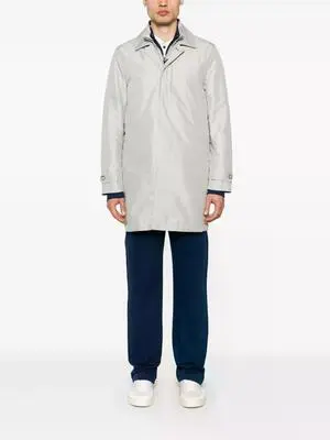 FAY Layered Coat - Grey