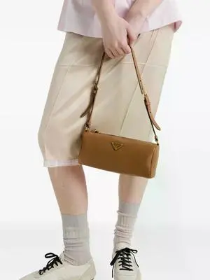 Prada Leather Shoulder Bag - Brown