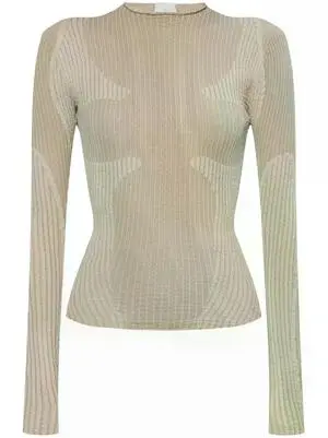 ROA Fine Ribbed Long Sleeve Top