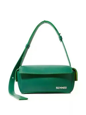 Sunnei Small Labauletto Shoulder Bag - Green
