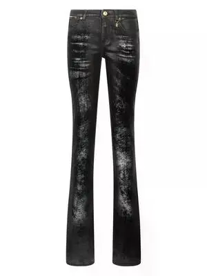 Roberto Cavalli Distressed Flared Jeans