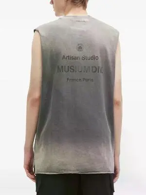MUSIUM DIV. Cotton Crew Neck Tank Top
