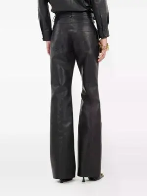 Roberto Cavalli Floral-embroidery Flared Trousers