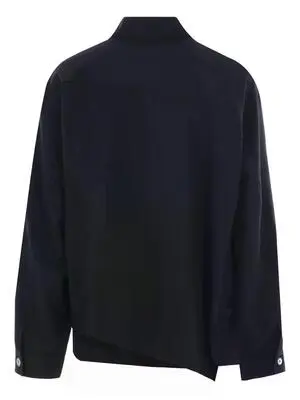 BLACK COMME DES GARÇONS Asymmetric Gabardine Jacket