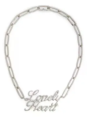 JIL SANDER Slogan-plaque Necklace