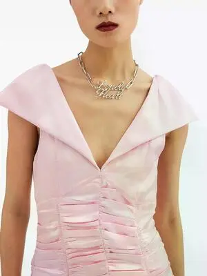 JIL SANDER Slogan-plaque Necklace