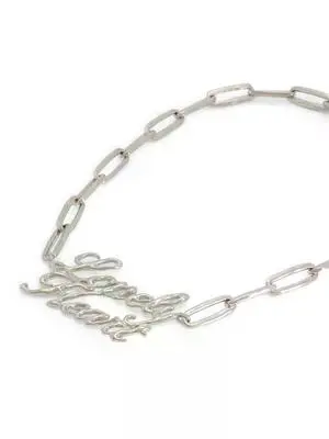 JIL SANDER Slogan-plaque Necklace