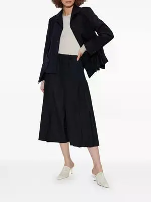 Comme Des Garçons Semi-sheer Blouse - White