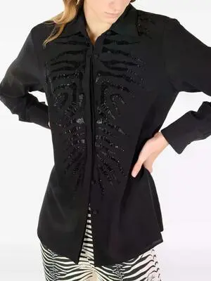 Roberto Cavalli Sequin-embellished Shirt