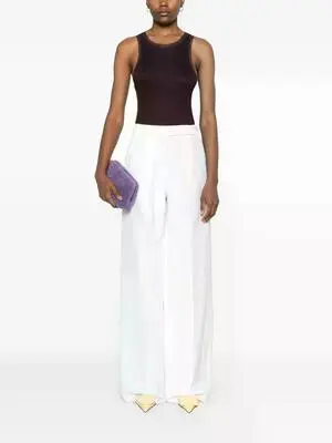 Remain Birger Christensen Mesh-edge Tank Top - Purple