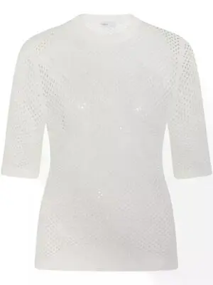 Rosetta Getty Mesh Top - White