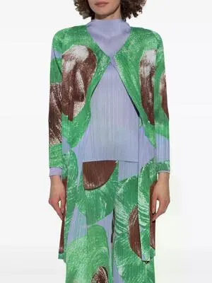Issey Miyake Pleated Coat - Brown