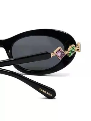 SWAROVSKI Oval-frame Sunglasses