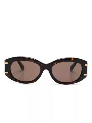 Dolce & Gabbana Logo Sunglasses - Brown
