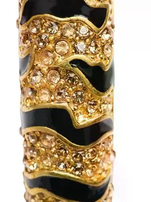 Roberto Cavalli Tiger-motif Cuff Bracelet