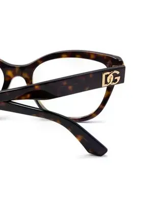Dolce & Gabbana Tortoiseshell Glasses - Brown
