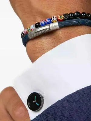 Tateossian Steel Watch Cufflinks