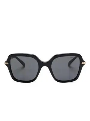 SWAROVSKI Square Frame Sunglasses - Black