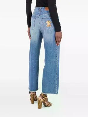Roberto Cavalli High-waisted Wide-leg Jeans