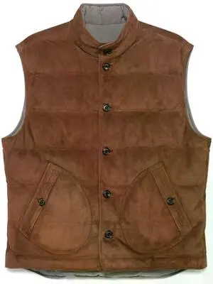 Ralph Lauren Purple Label Suede Gilet