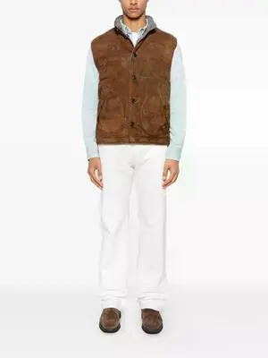 Ralph Lauren Purple Label Suede Gilet