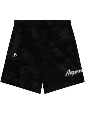 AAPE BY *A BATHING APE Cotton-blend Shorts - Black